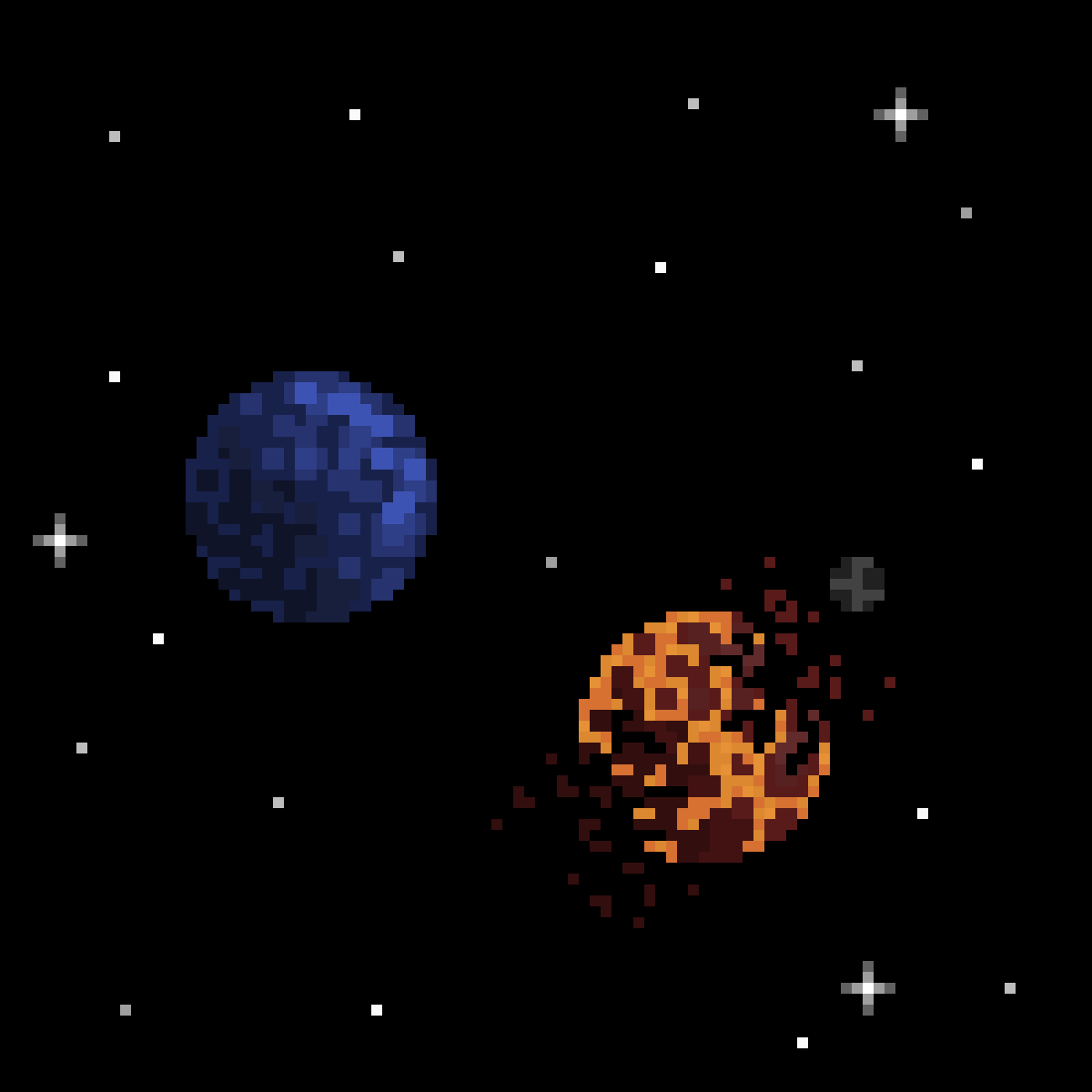 Pixilart - Planets by qwertyuiopasd
