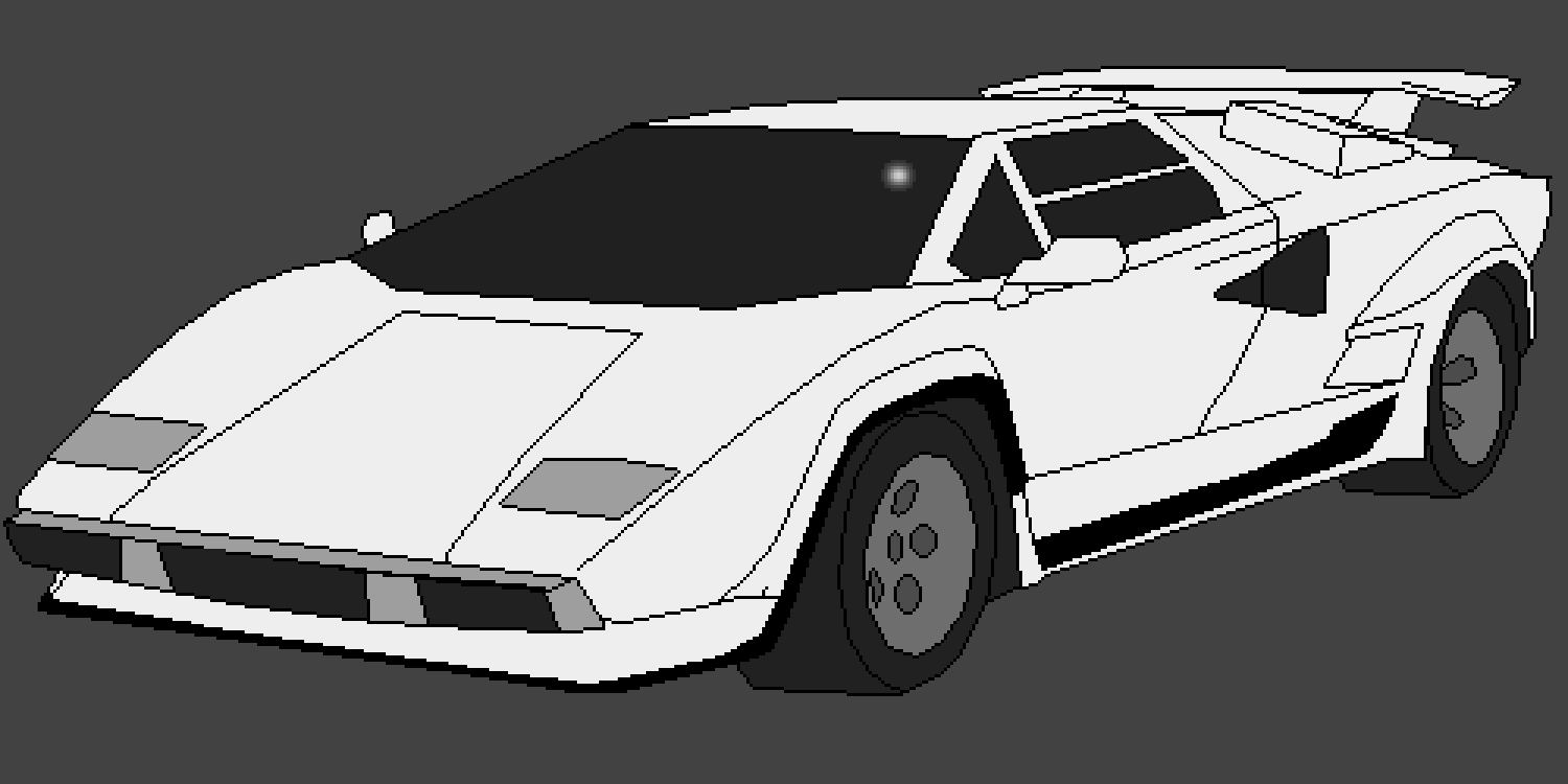 Pixilart - Lamborghini Countach base by TheRealBlisie