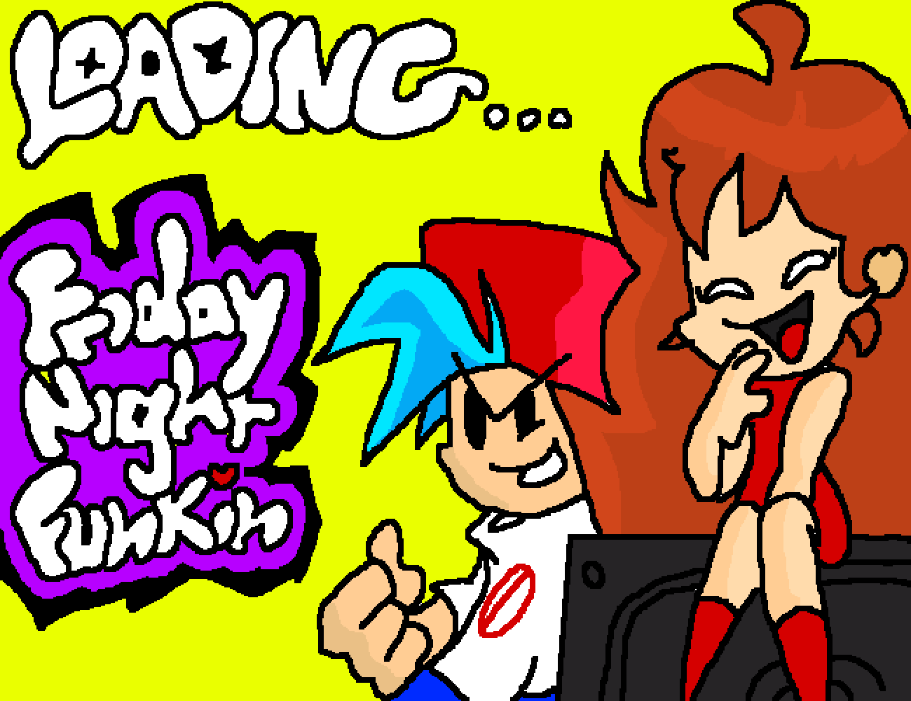 Pixilart - FNF Loading Screen by OneAndOnly