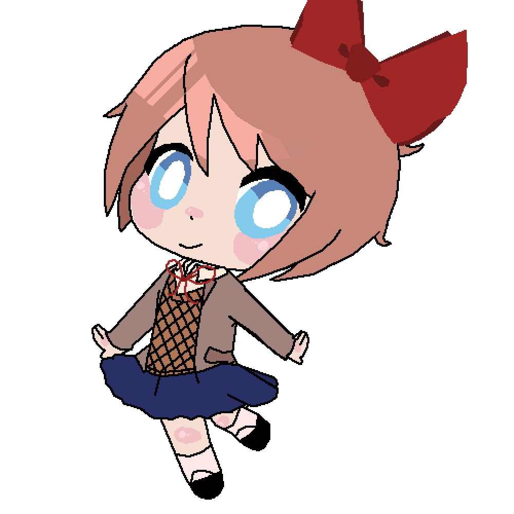 Pixilart - Doki Doki Literature Club - Sayori by Sheepai