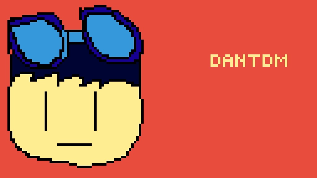 Pixilart - dantdm in pixels by Anonymous