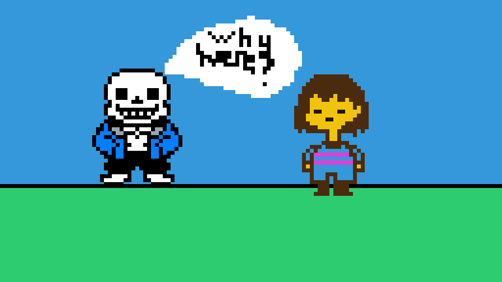 Pixilart - undertale talk by undertale345