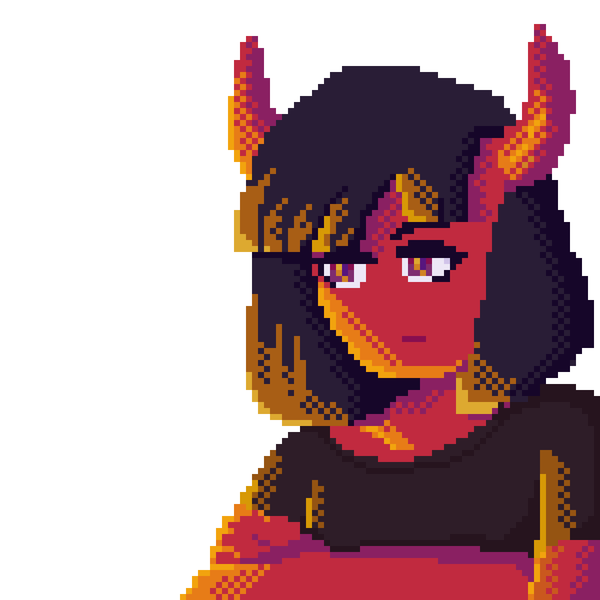 Pixilart - demon sprite by Ciguapx