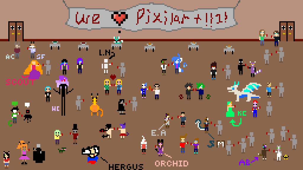 Editing We Love Pixilart - Free online pixel art drawing tool - Pixilart