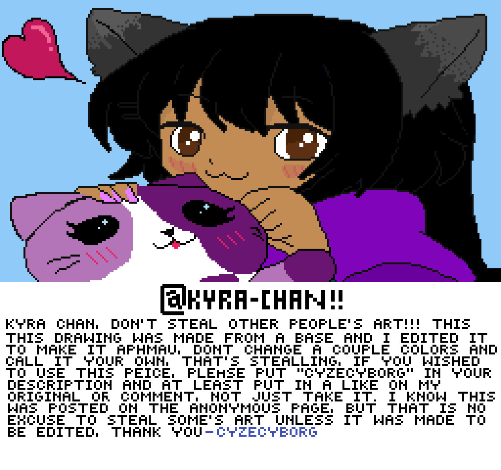 Editing KYRA CHAN! - Free online pixel art drawing tool - Pixilart