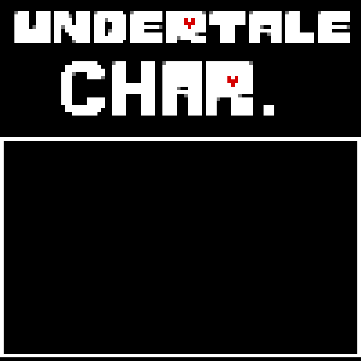 Editing Undertale - Free online pixel art drawing tool - Pixilart