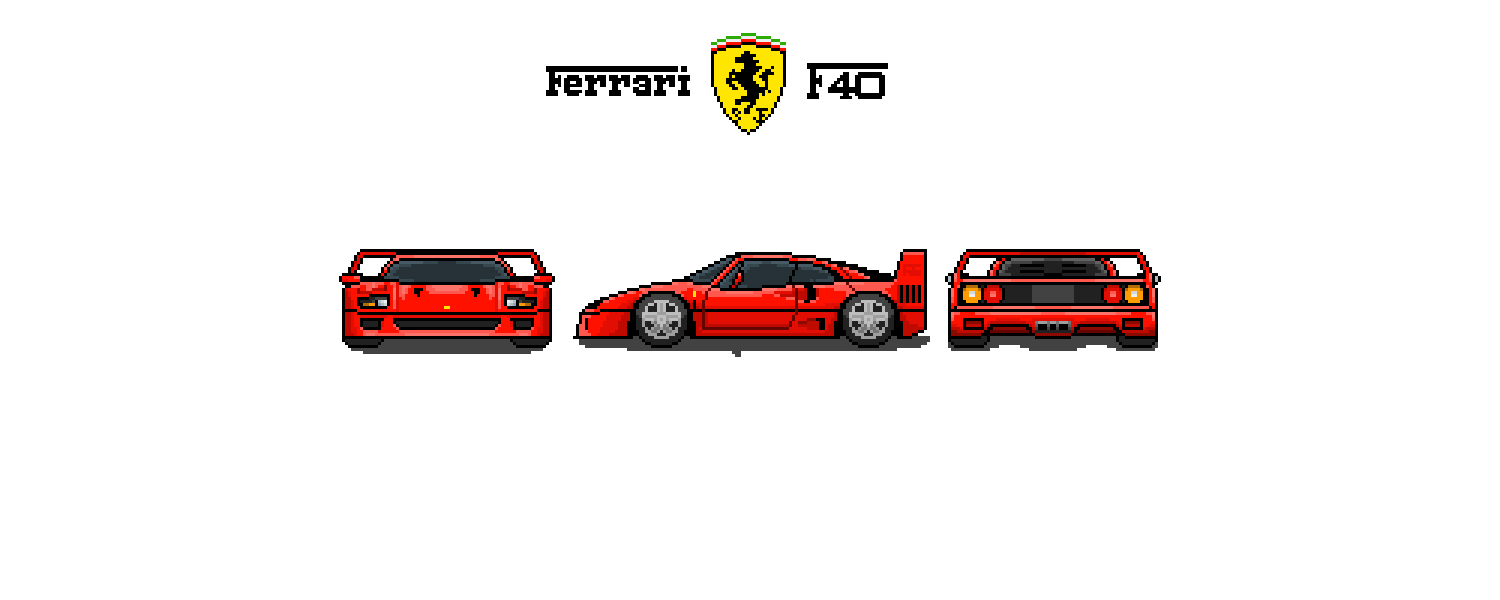 Sports Car Pixel Art at Jacqueline Corbett blog