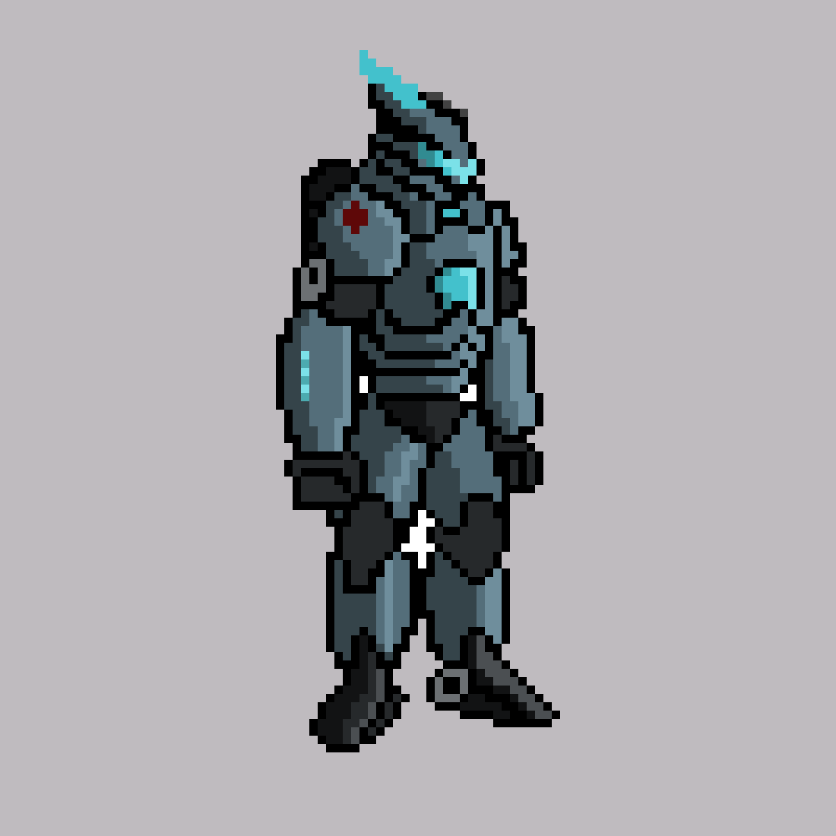 Pixilart - TC-M6 Mech Custom (Sprite by Pixel-Knight