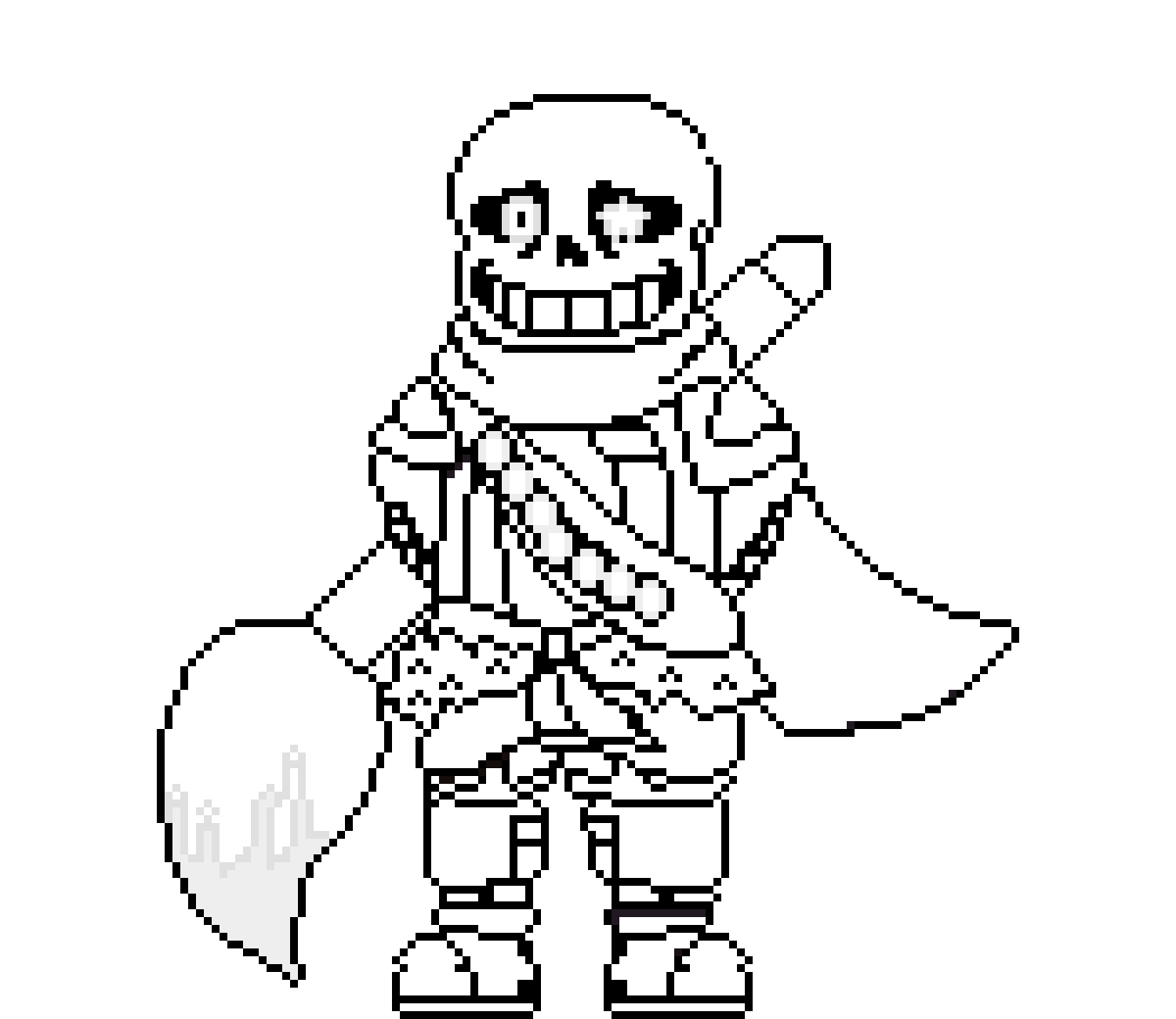 Editing Ink Sans base - Free online pixel art drawing tool - Pixilart