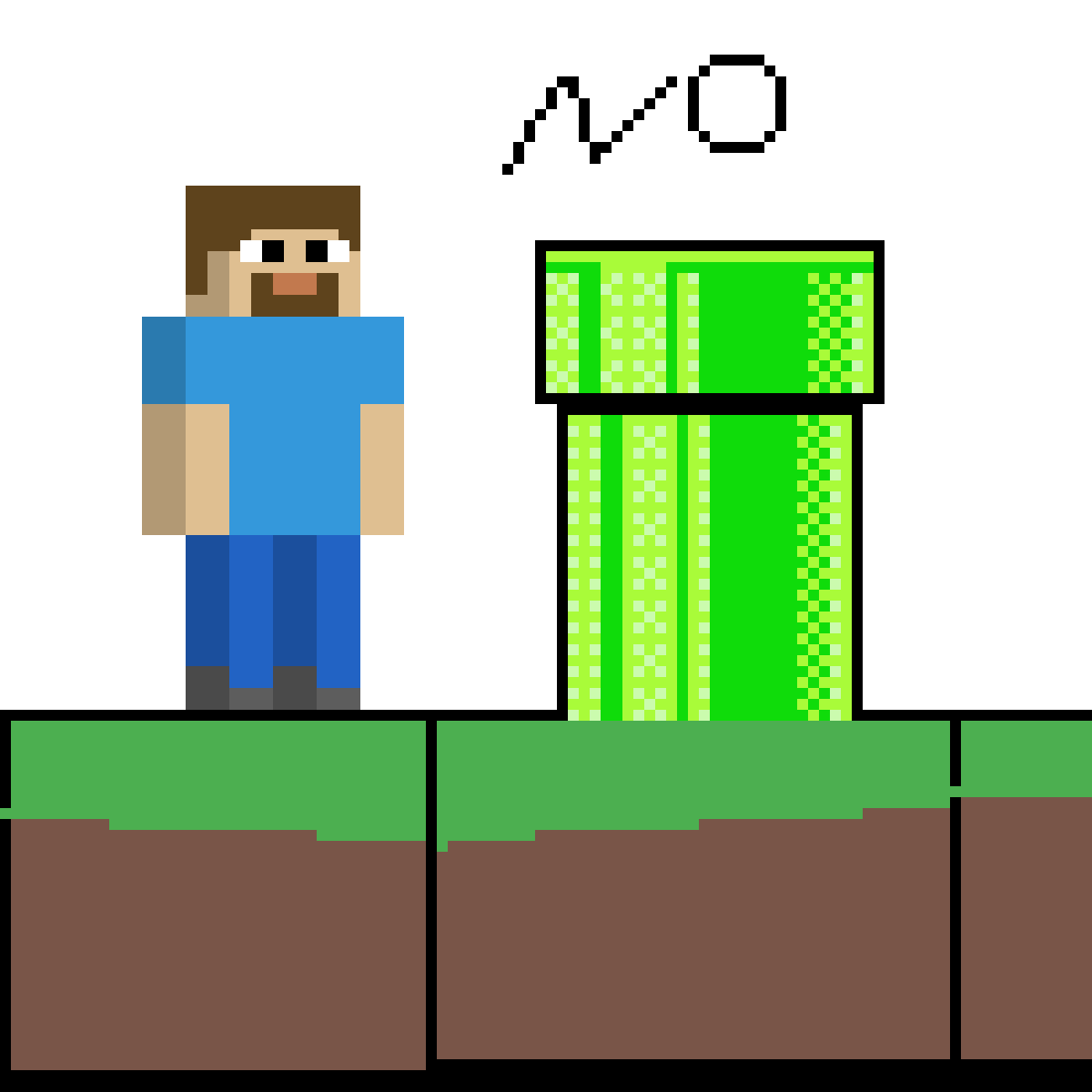 Editing minecraft no mario bush - Free online pixel art drawing tool ...