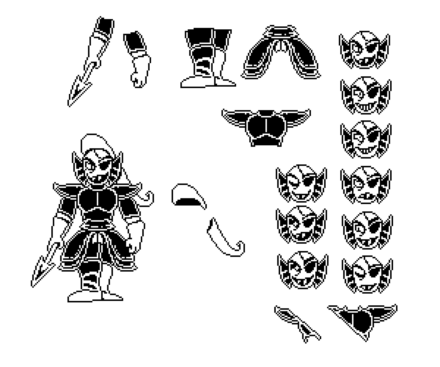 Pixilart - Undyne Sheet by Werdna-5002