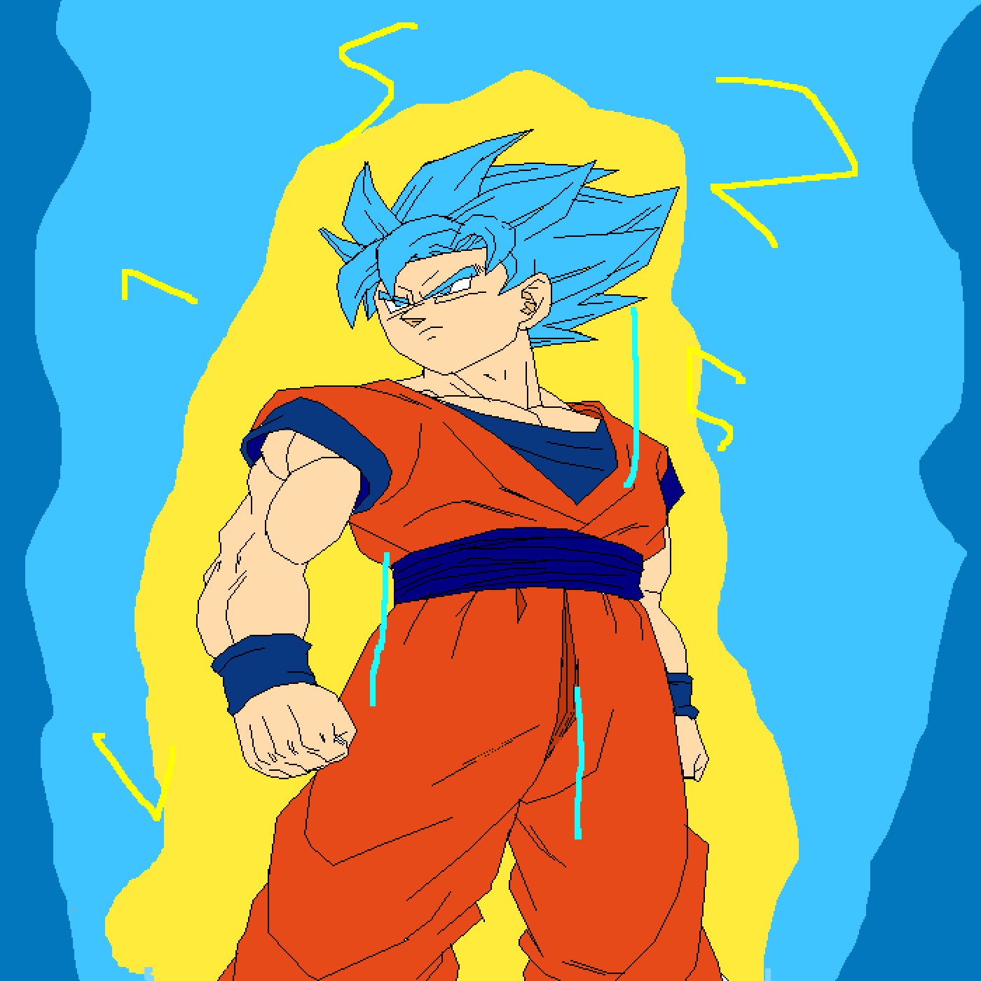 Pixilart - ssjb goku i guess by Phantom-pap