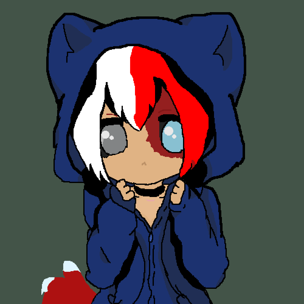 Editing Cute Shoto Todoroki - Free online pixel art drawing tool - Pixilart