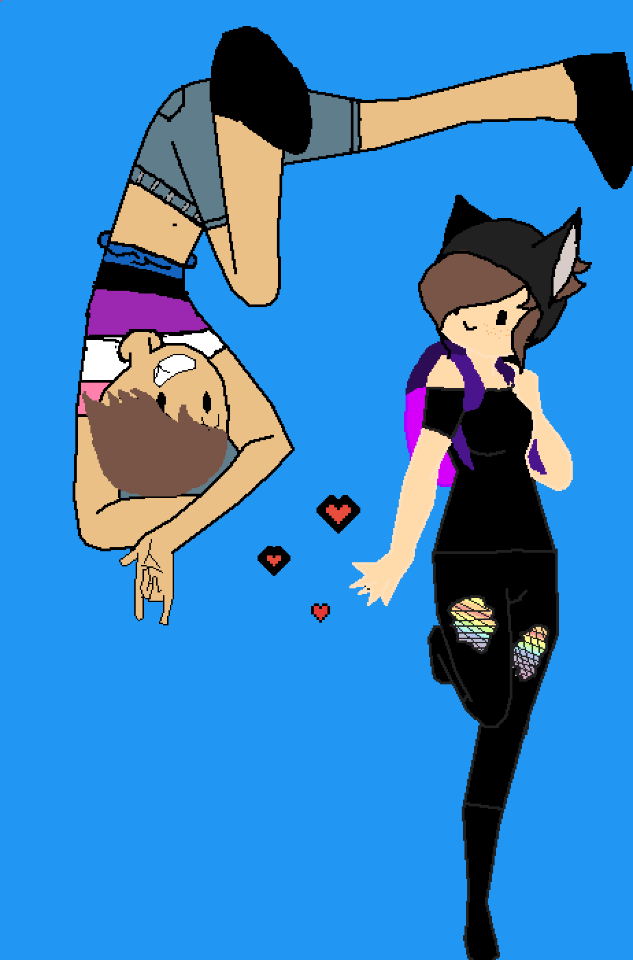 Pixilart - emo love birds by Dezzycakes20023