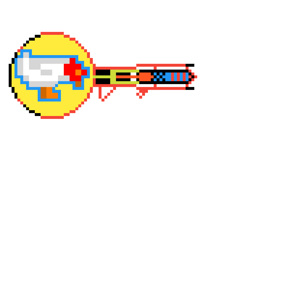 Pixilart - super chicken powered rocket launcher! by Omegabyte360