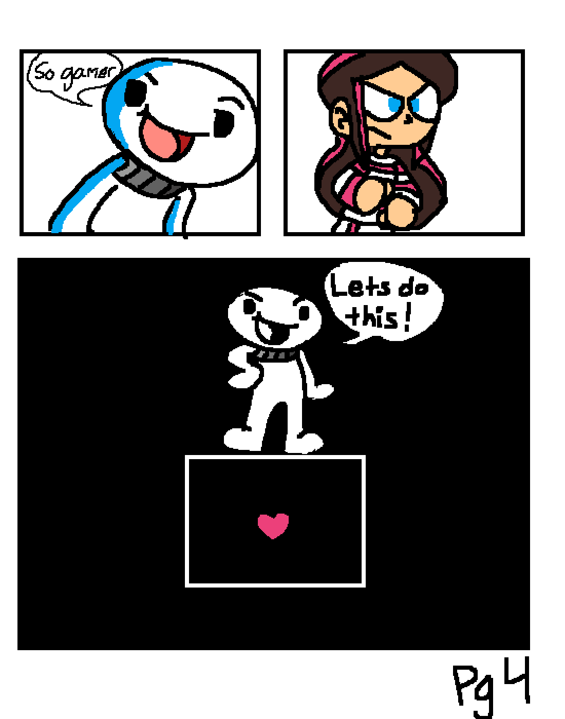 Episode 5 - Painted plummet James fight geno - Pixilart Comics