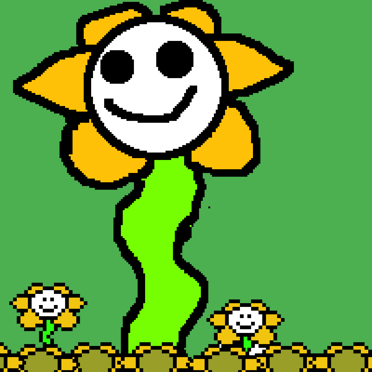 Pixilart - flowey da flower by Datrandomwierdo