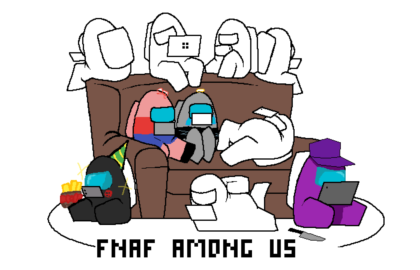 Pixilart - fnaf us by michela89