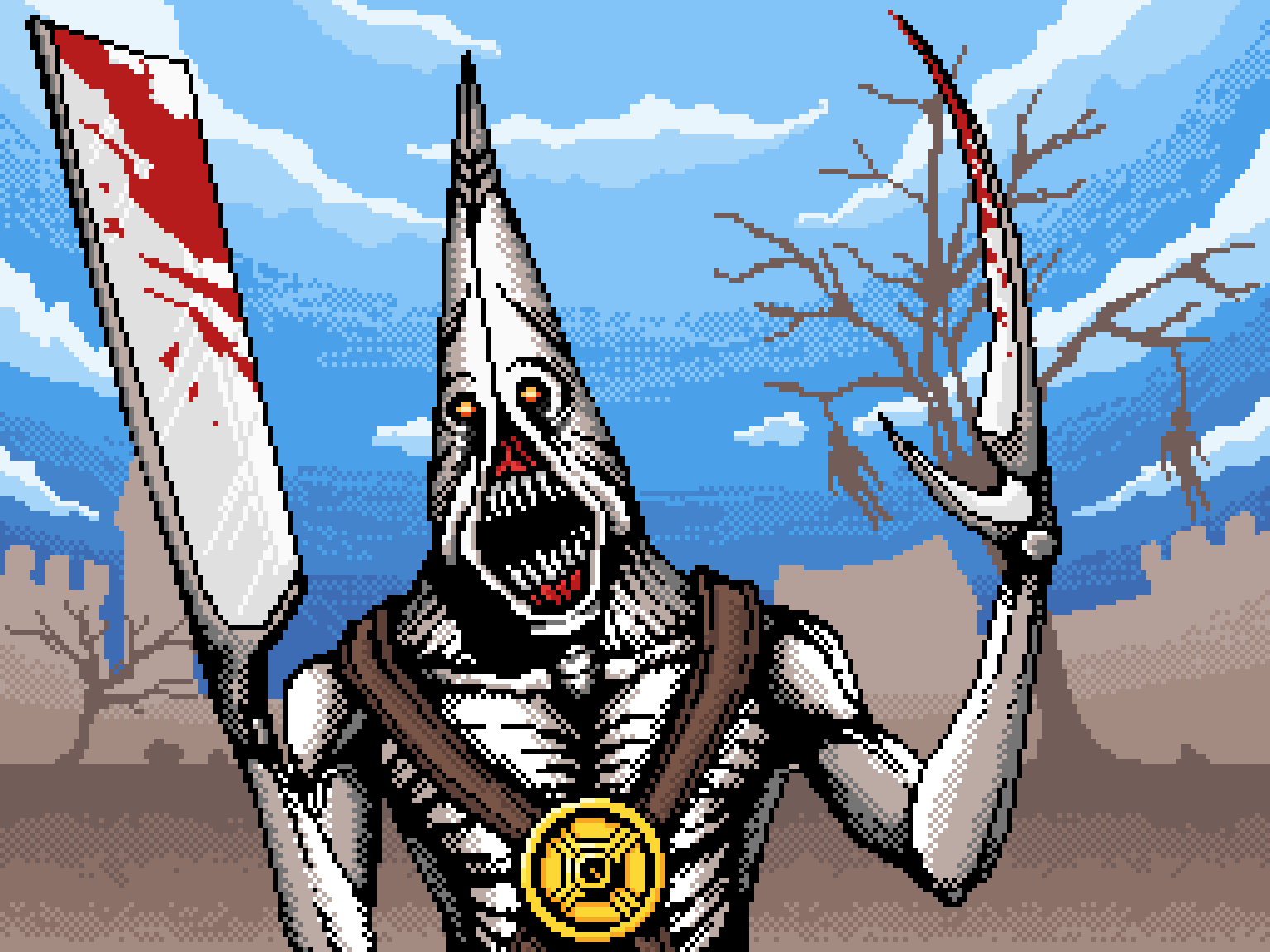 Pixilart - Blade hand Butcher by Sancejev