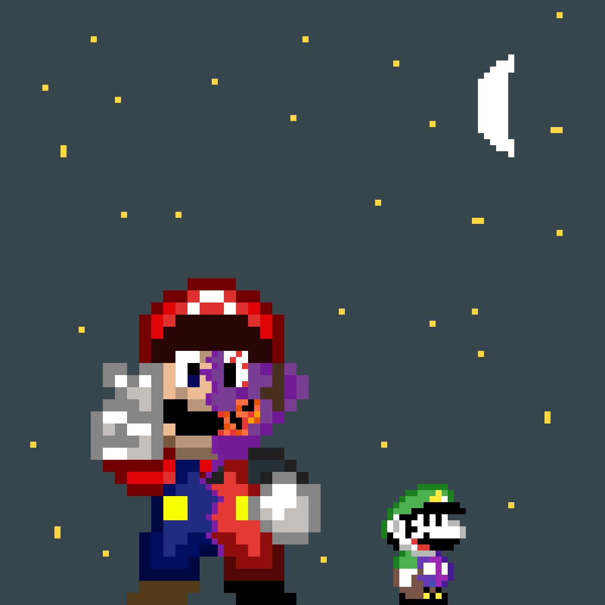 Pixilart - dc+super mario bros by isaacdragons666