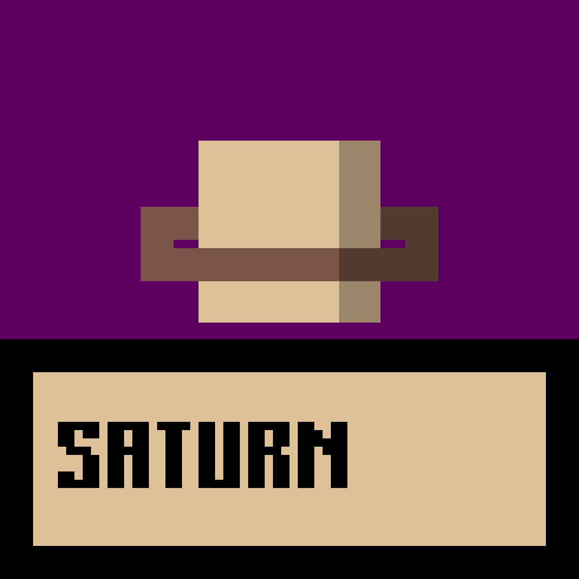 Pixilart - Block Saturn by Axel-Pixilart