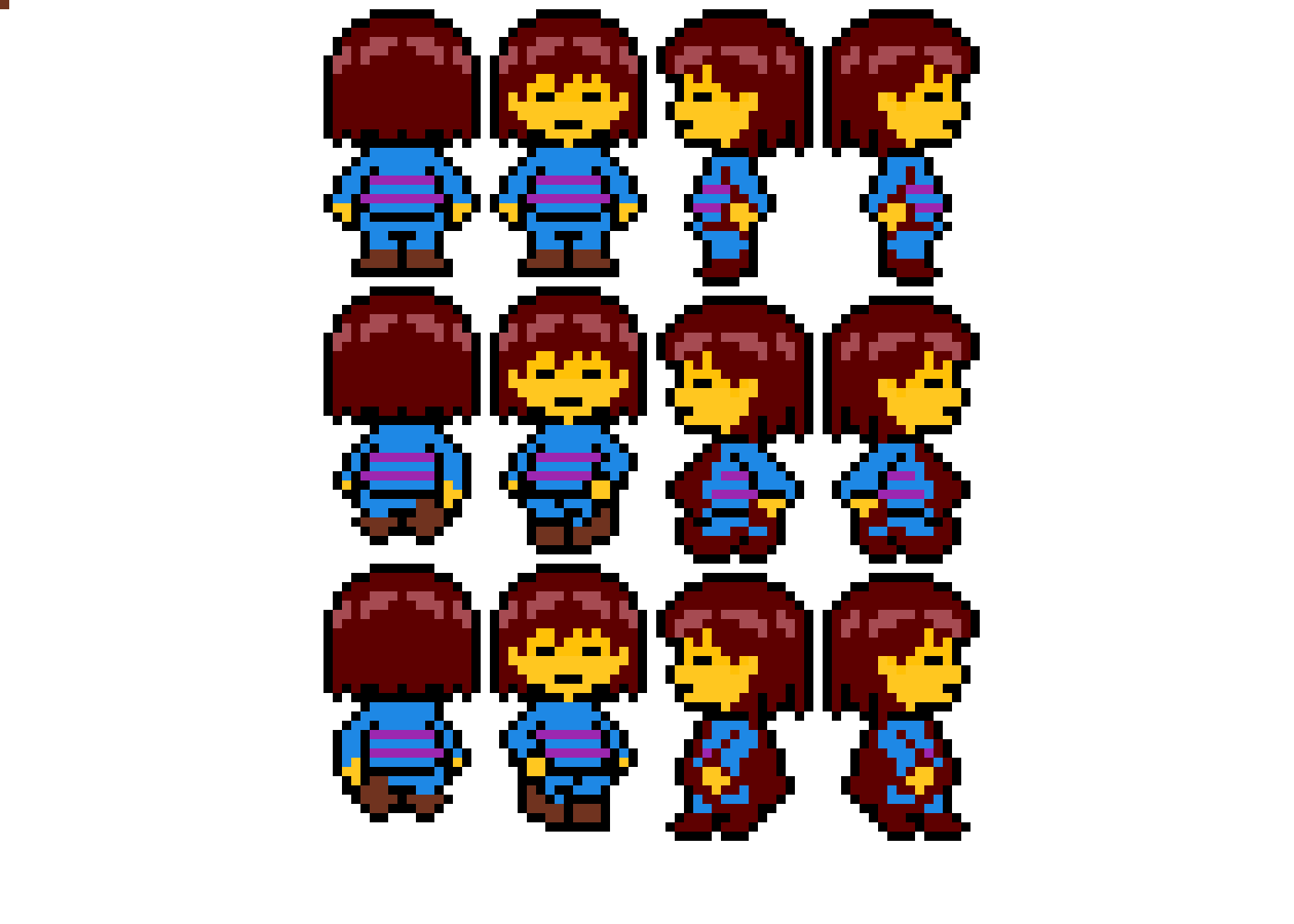 Pixilart Frisk Sprite By Tinkydiopsy 2