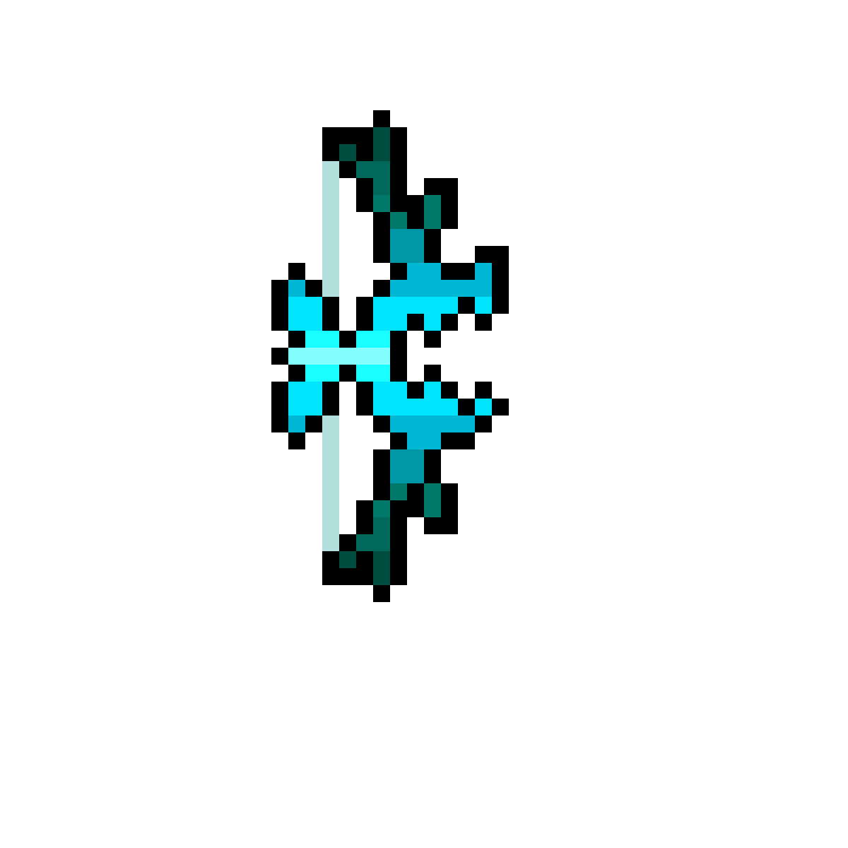 Pixilart - Aqua Arrow by AXRAEL