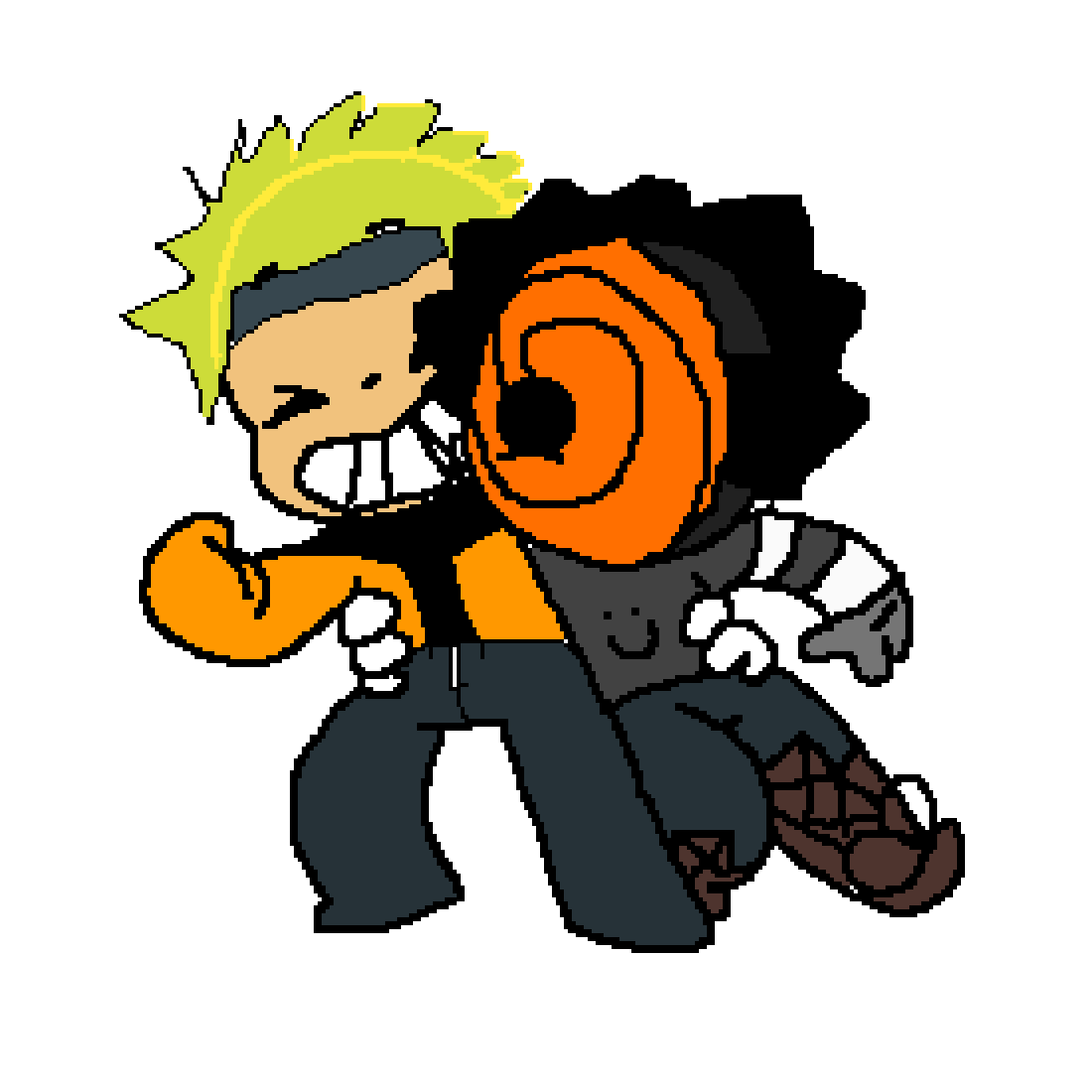 Edición Naruto and tobi senpai - Herramienta gratuita de dibujo en ...