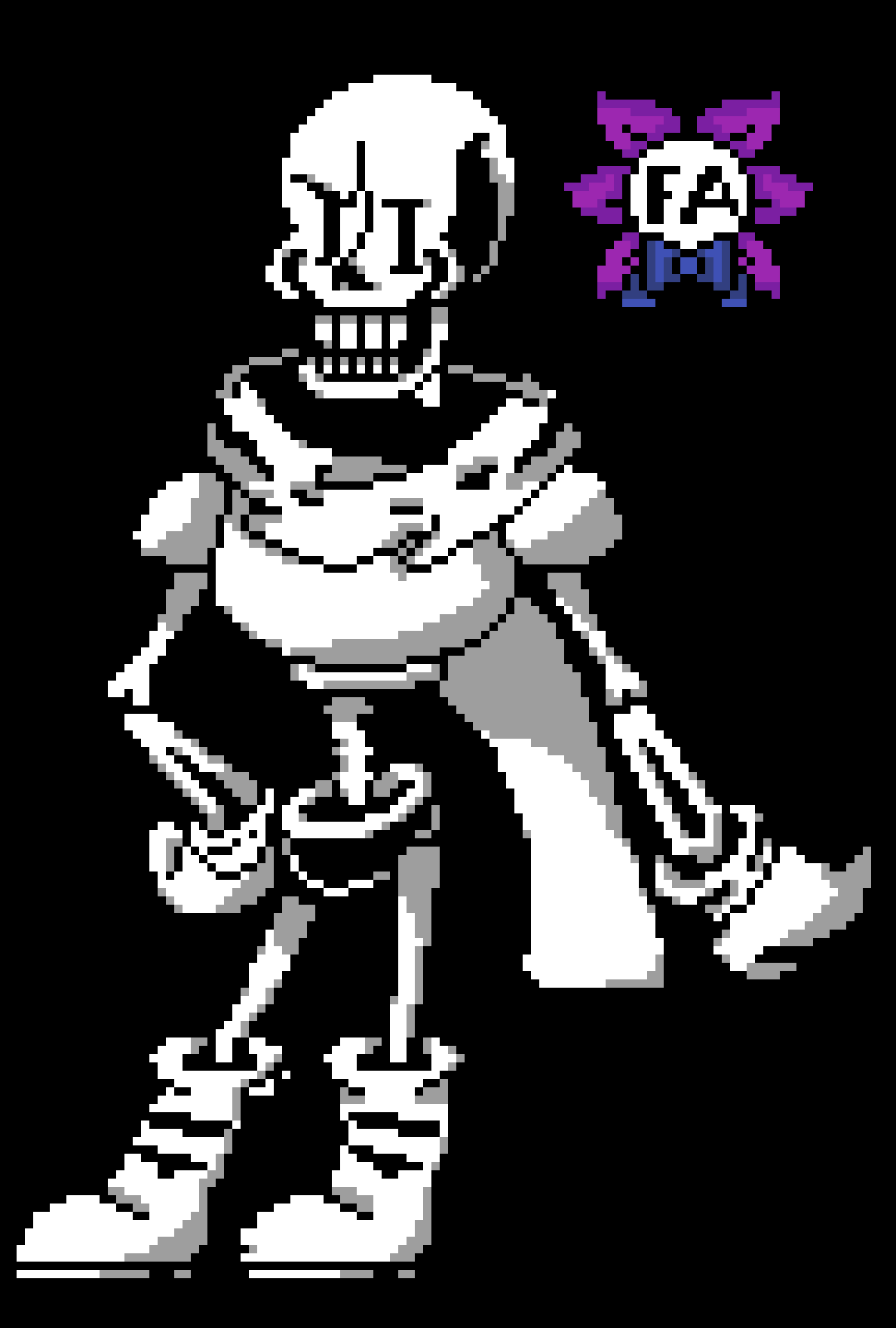 Pixilart - Papyrus V2 sprite by GlitterGlue