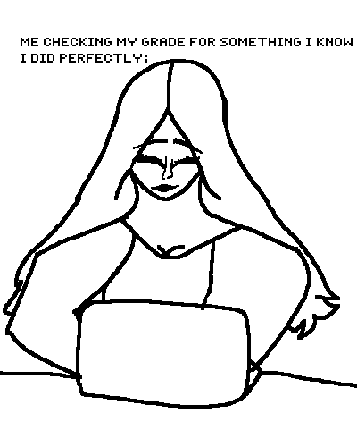 Pixilart - My teachers grading by Rustydrawscrap