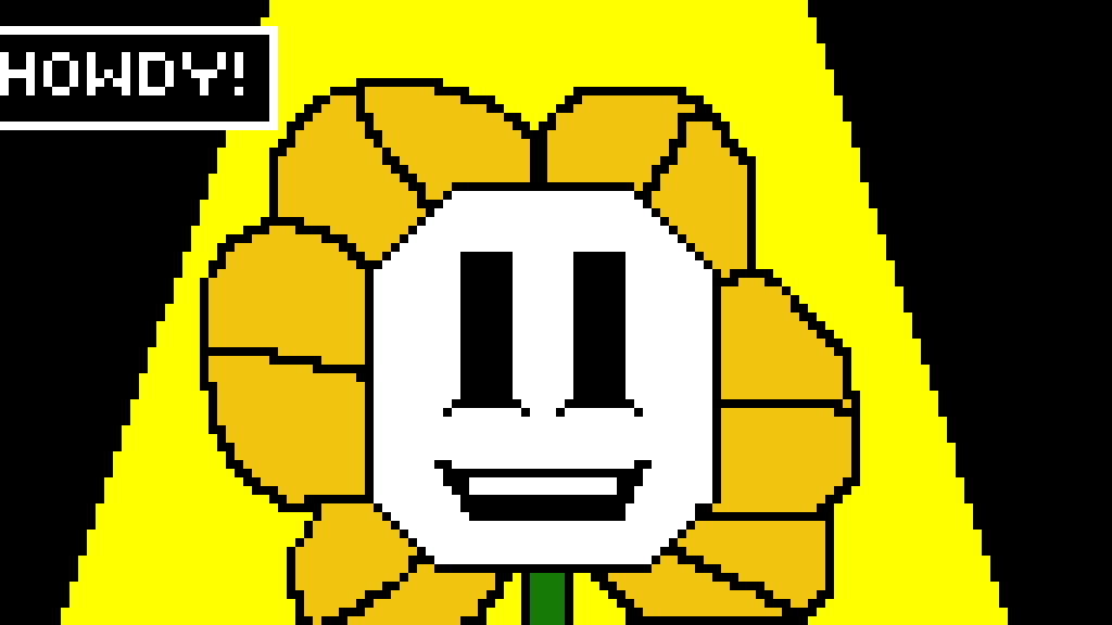 Editing Pixel Flowey - Free online pixel art drawing tool - Pixilart