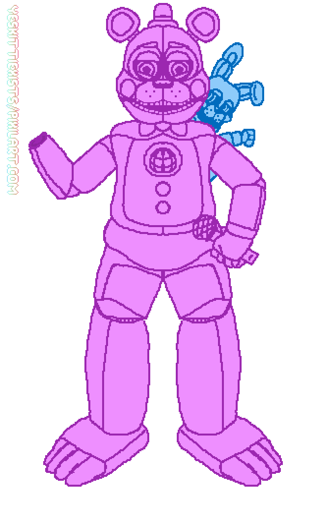 Pixilart - funtime freddy base by DragonsBreath