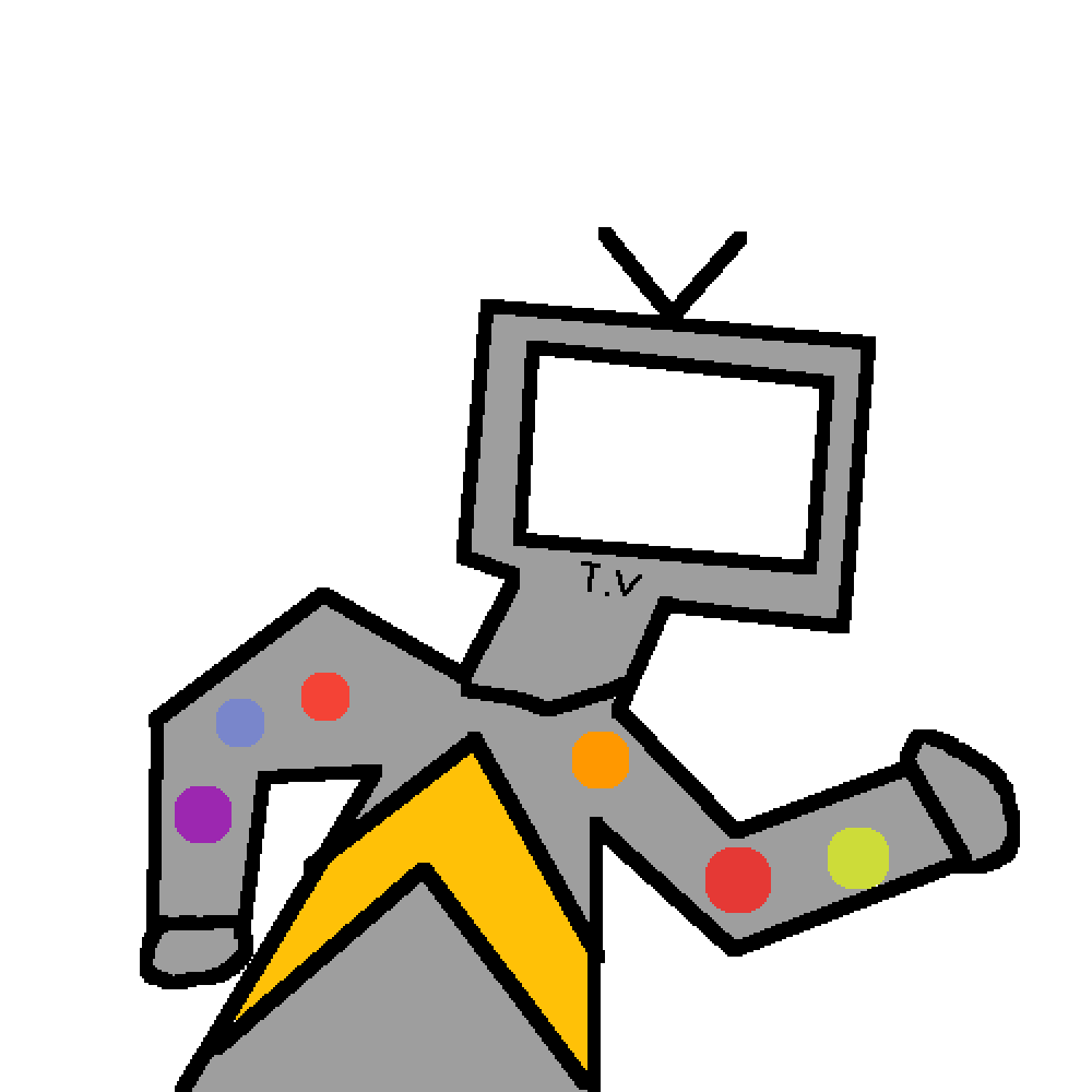 Pixilart - Television Man C stand by IDRIIIIIZ