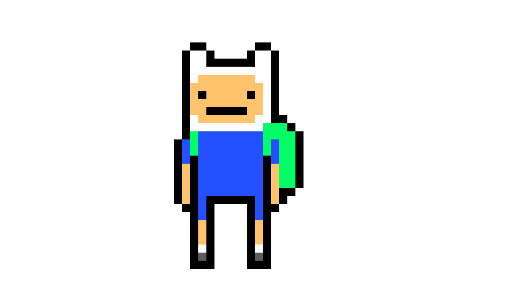 Pixilart - Finn From Adventure Time by softball2