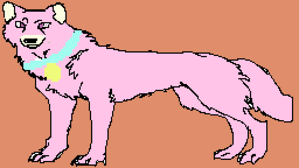 Pixilart - my wolf oc by ScringlyDingly