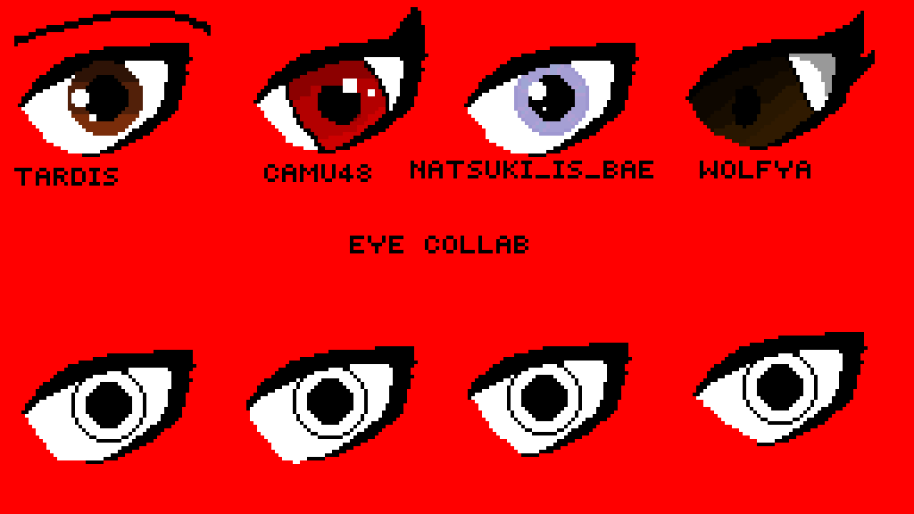 Editing eye color - Free online pixel art drawing tool - Pixilart