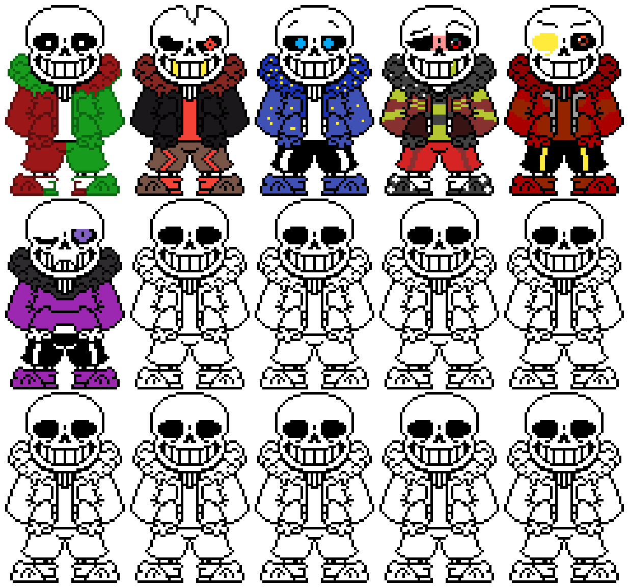 Editing OuterSwapSwapFell Sans - Free online pixel art drawing tool ...