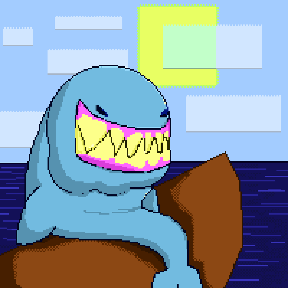 Pixilart - CAPTAIN SHARK by colinmorganar