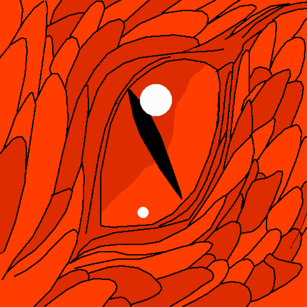 Pixilart - Dragon Eye by 1-zie