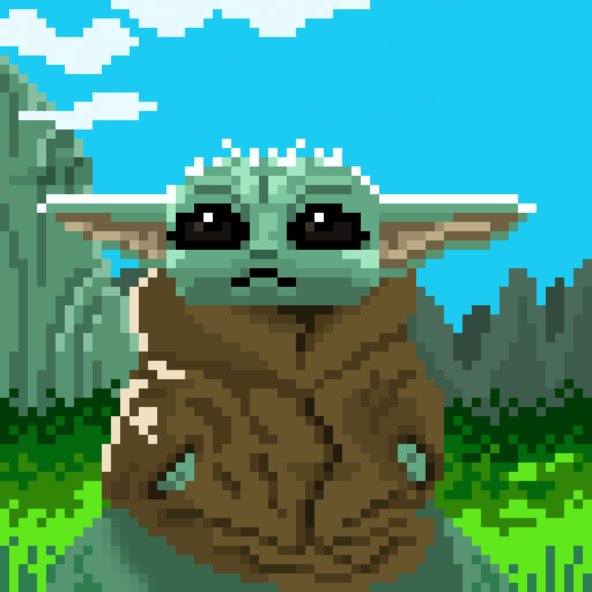 Pixilart - Grogu by FrogLife