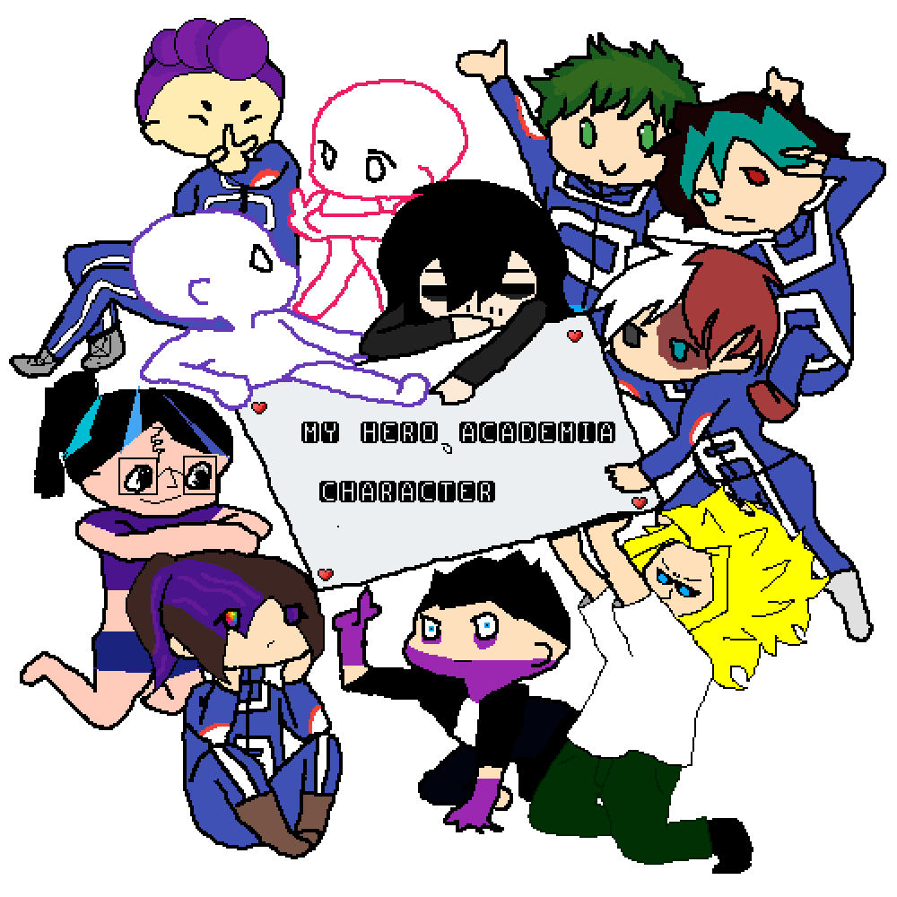 Editing mha - Free online pixel art drawing tool - Pixilart