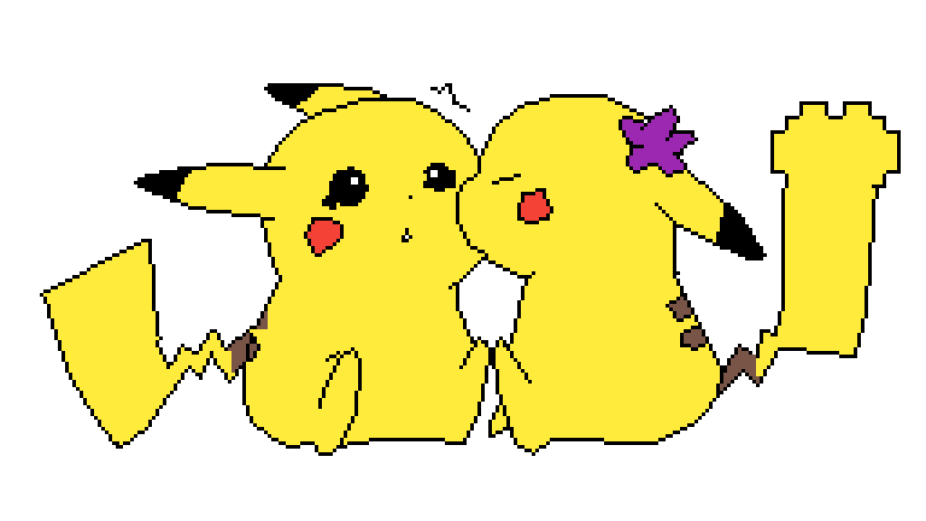 Pixilart - If my friend PIKABLOX had a dream pikachu girl by Zach-Playz