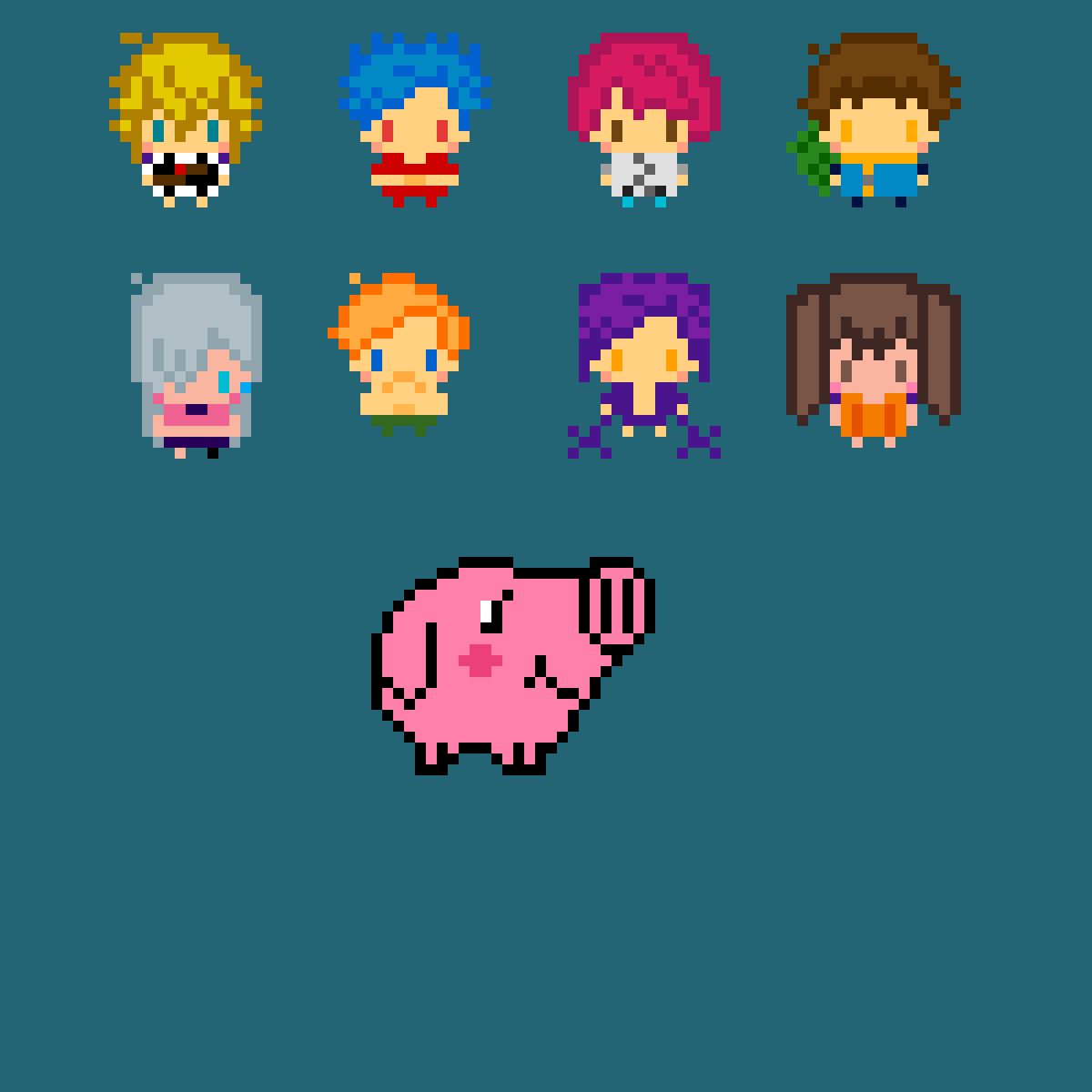 Pixilart - Seven Deadly Sins w/ Elizabeth & Hawk by Skyfall29