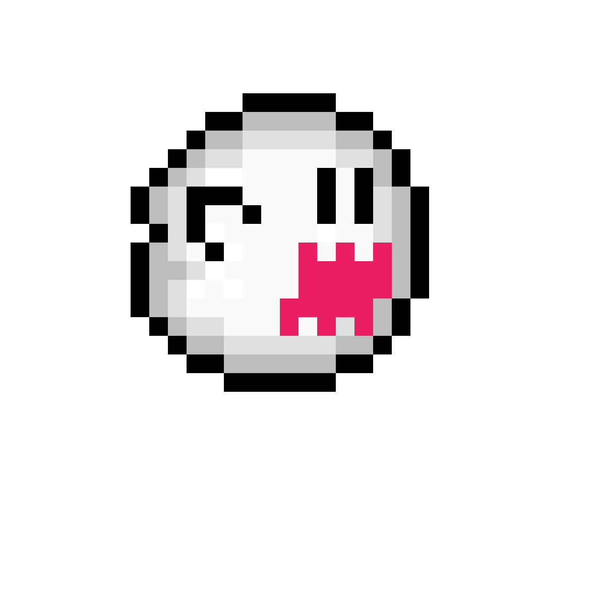 Editing SMW boo - Free online pixel art drawing tool - Pixilart