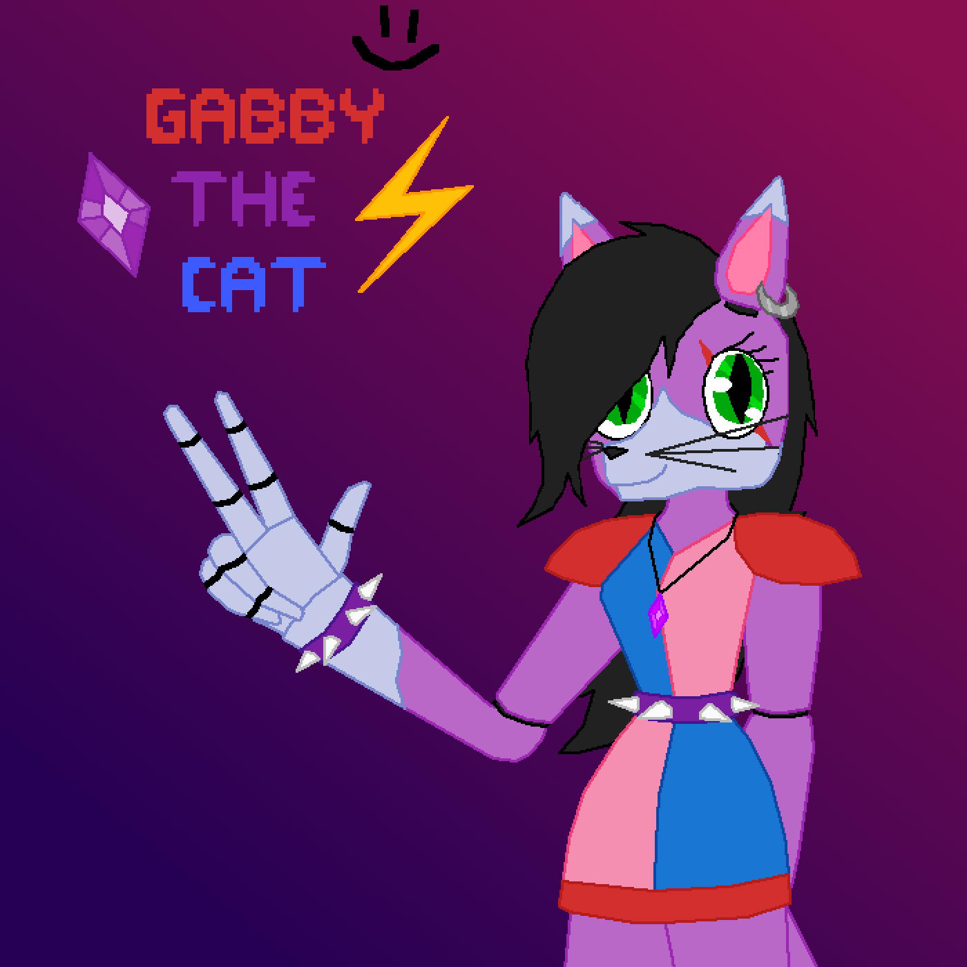 Pixilart - Gabby FNAF SB OC by MicronXiz