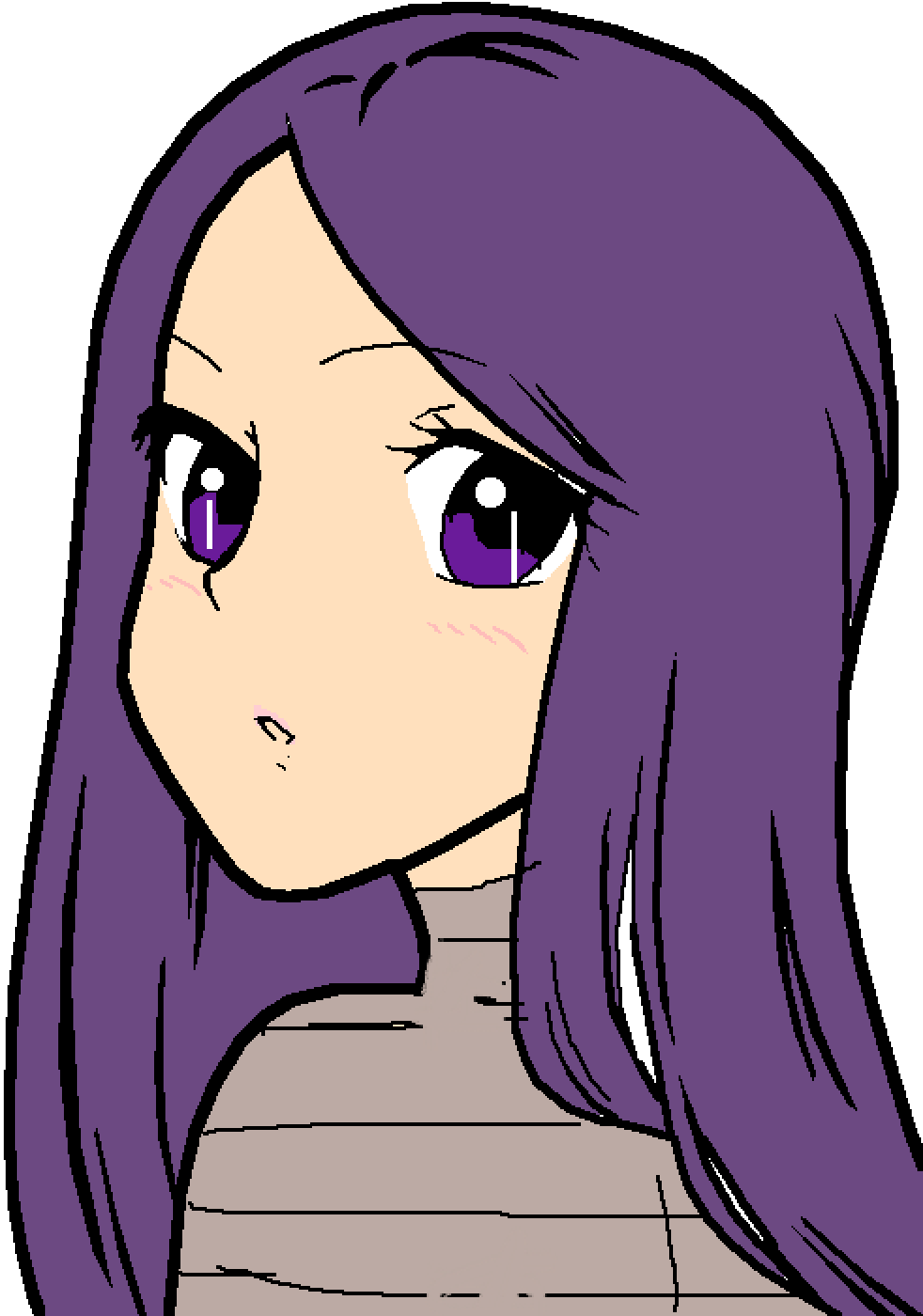 Editing Yuri ddlc - Free online pixel art drawing tool - Pixilart