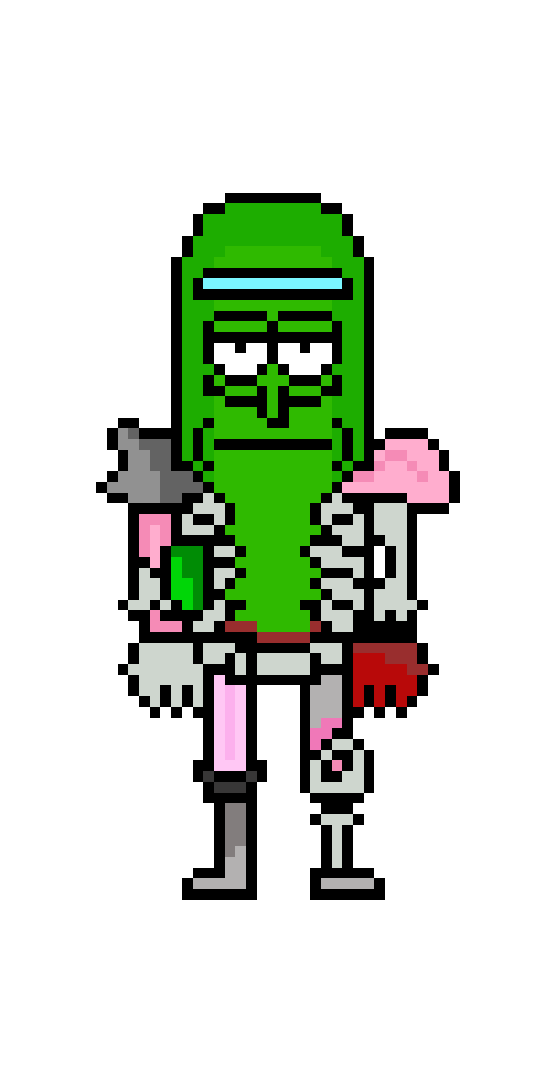 Pixilart - Pickle Rick!!!! by MintBerryCrunch