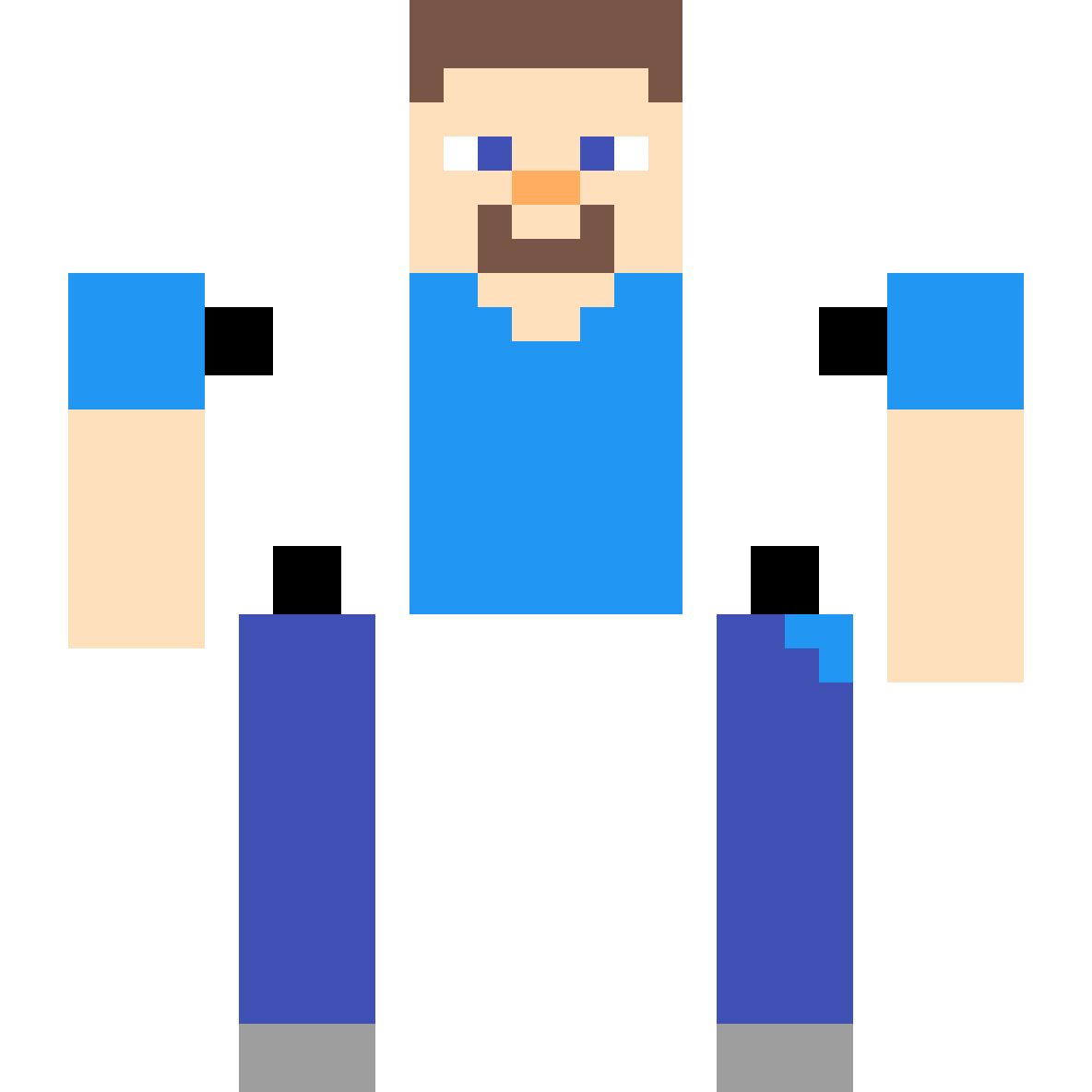 Pixilart - Steve Gif by Redbird007