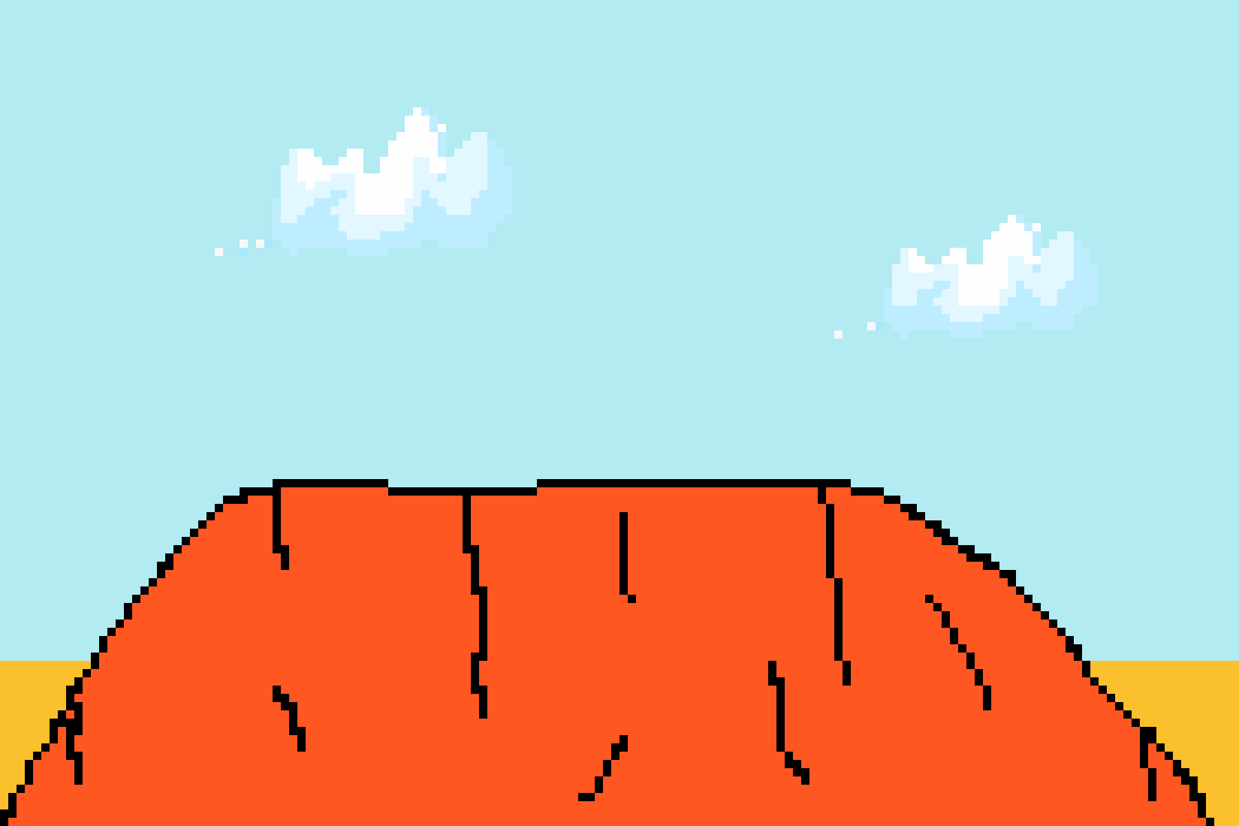 Pixilart - Uluru gif by KRAZYKID