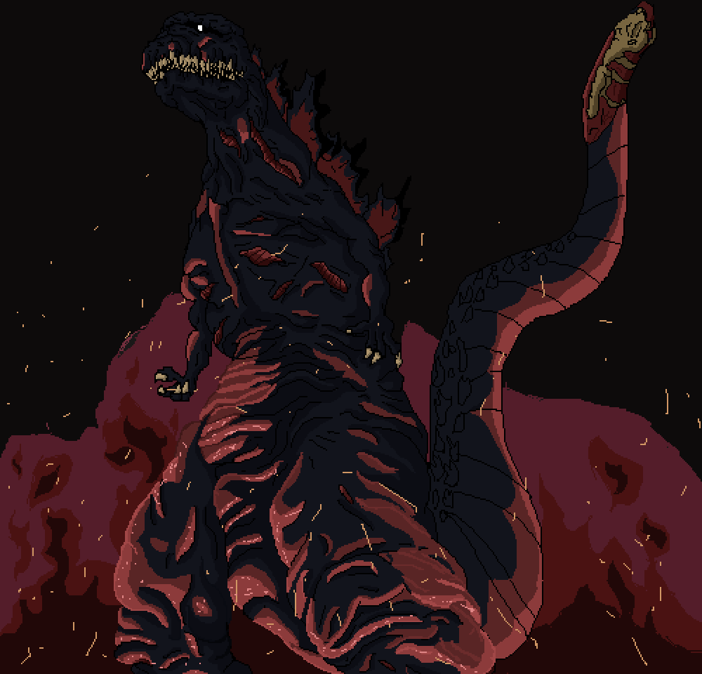Pixilart - shin Godzilla by Df6uxL7ZRrqfhCK